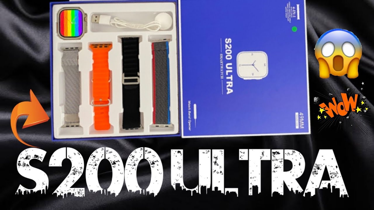 S200 ULTRA SMART WATCH UNBOXING AND FULL REVIEW IN BANGLA | এইবাজেটে ...