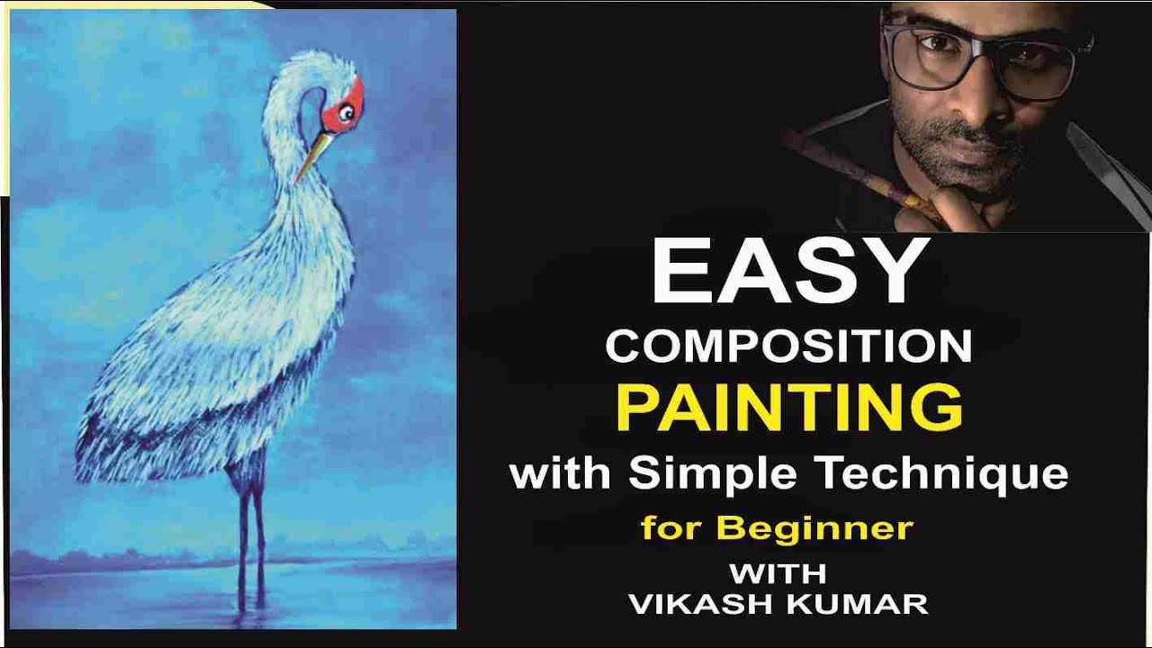 Easy composition Painting for Beginner - Exercise 3 by Vikash Kumar ...