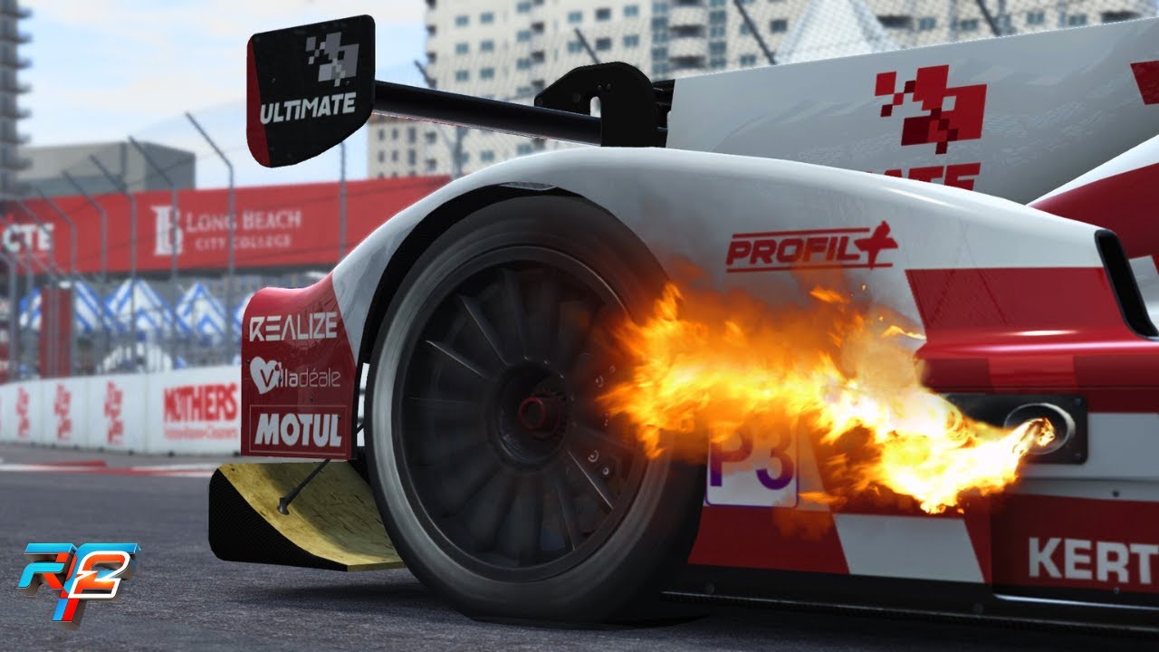 "LMP3 Battle at Long Beach" - rFactor 2 Gameplay - YouTube