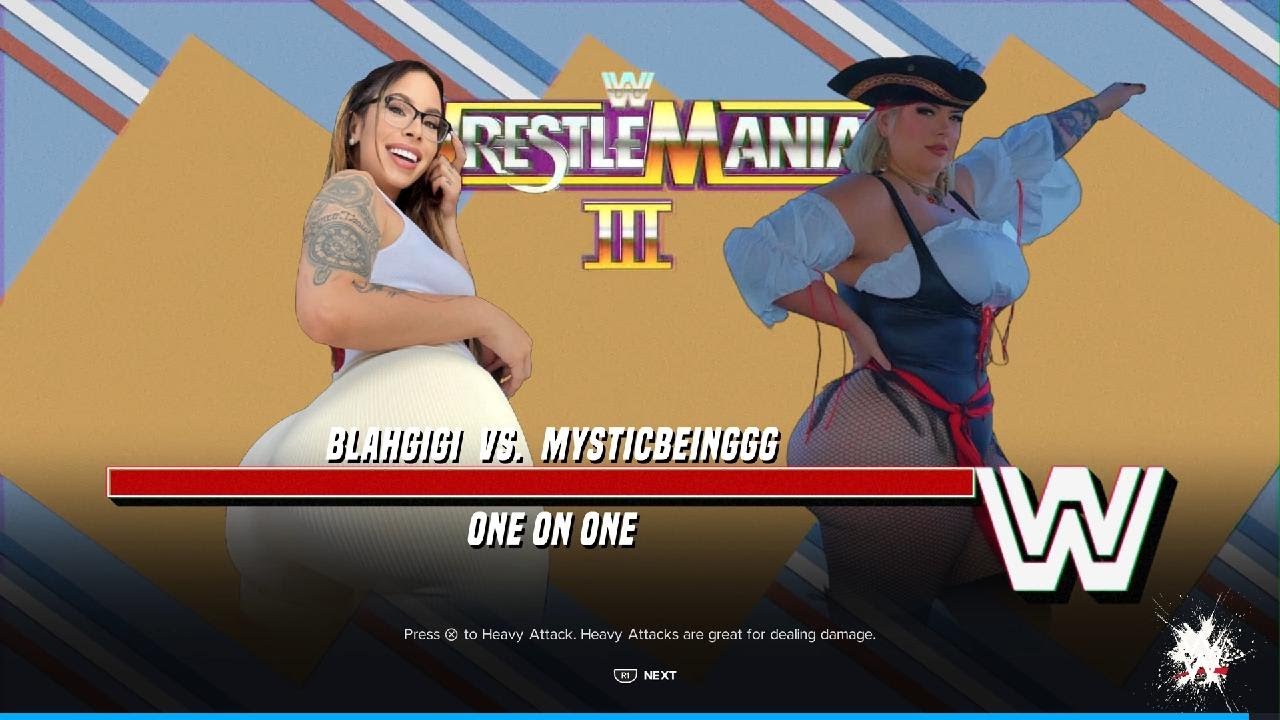 Wwe 2k24 Blahgigi 🆚 Mysticbeing Youtube