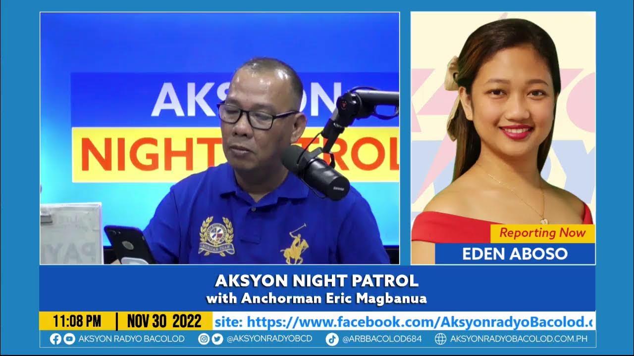 Aksyon Night Patrol with Anchorman Eric Magbanua No Copyright Infringement Intended - YouTube
