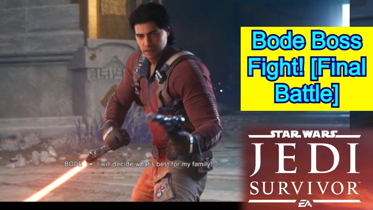 Star Wars Jedi: Survivor | Bode Boss Fight! [Master Difficulty] - YouTube
