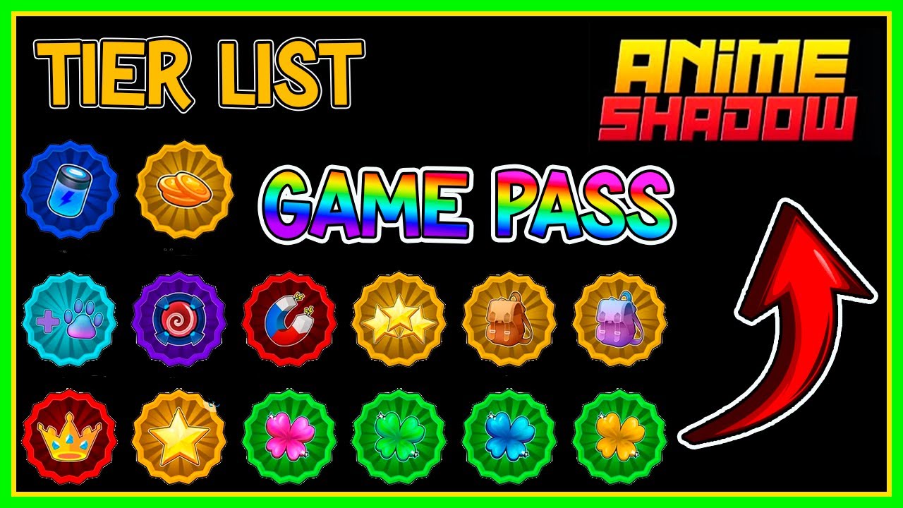 Tier list das melhores Game Pass do Anime Shadow atualizada ! Qual ...