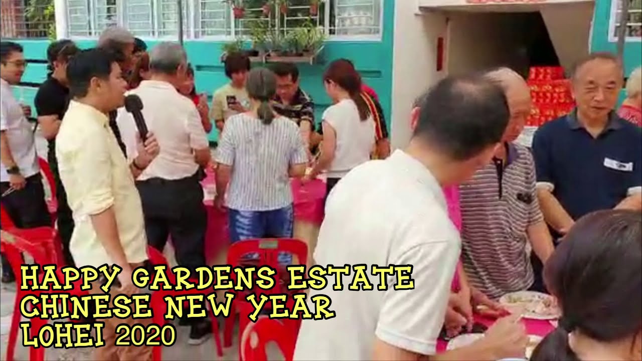Emcee Aaron - Happy Gardens Estate Chinese New Year LoHei 2020 - YouTube
