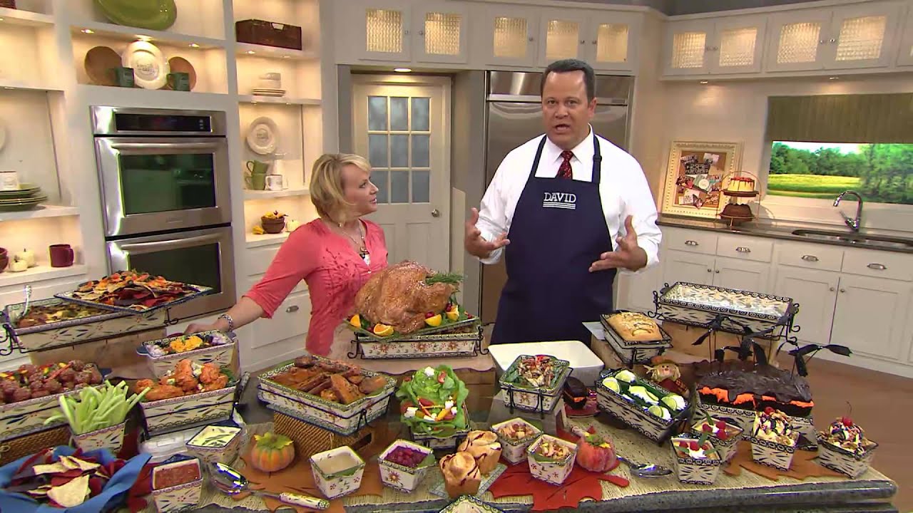 Temp-tations Old World 16-piece Oven-to-Table Set with David Venable ...