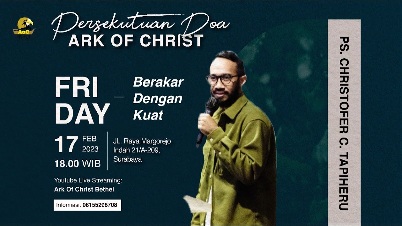 PD AoC BethEl - Ps. Christofer Tapiheru - YouTube