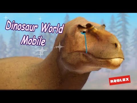 two dinosaur noobs fight for survival - dinosaur world mobile - roblox ...