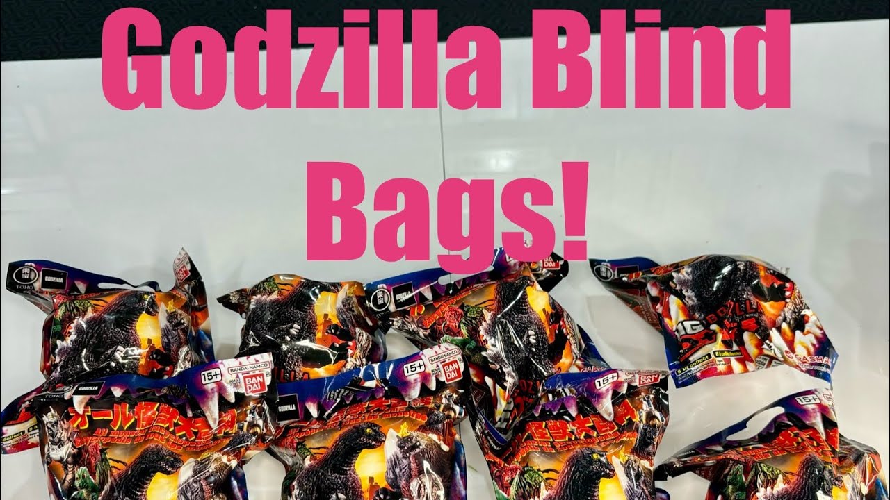 World’s longest Unboxing Video: 8 Bandai Godzilla Blind Bags - YouTube