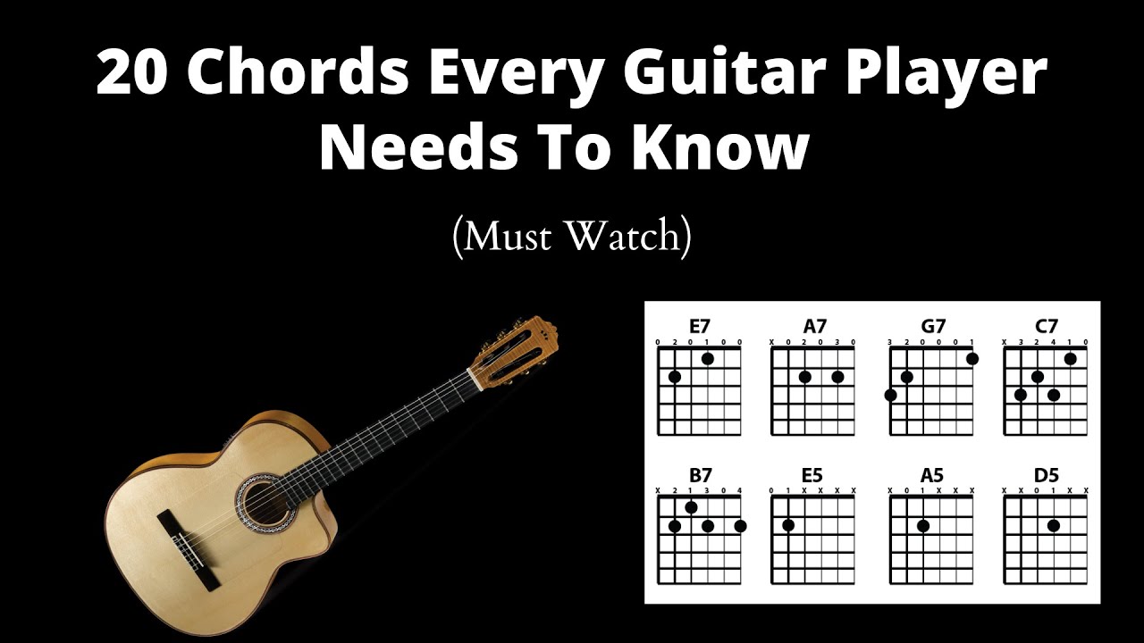 Best Guitar Chords To Know 7 Guitar Chords Every Beginner Must Know