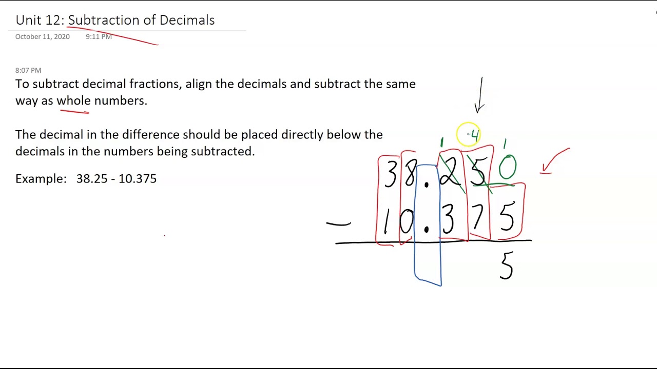 Working with Decimals - YouTube