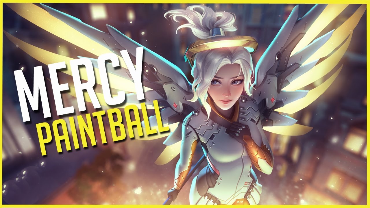OVERWATCH Mercy Paintball KIRA KIRA - YouTube