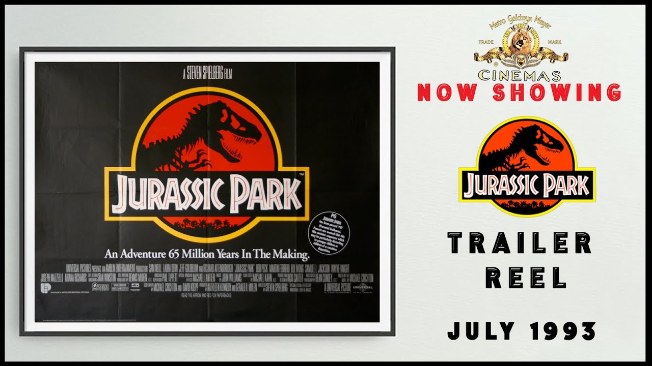 JURASSIC PARK (July 1993 MGM Cinema Trailer Reel) -- Home Cinema - YouTube