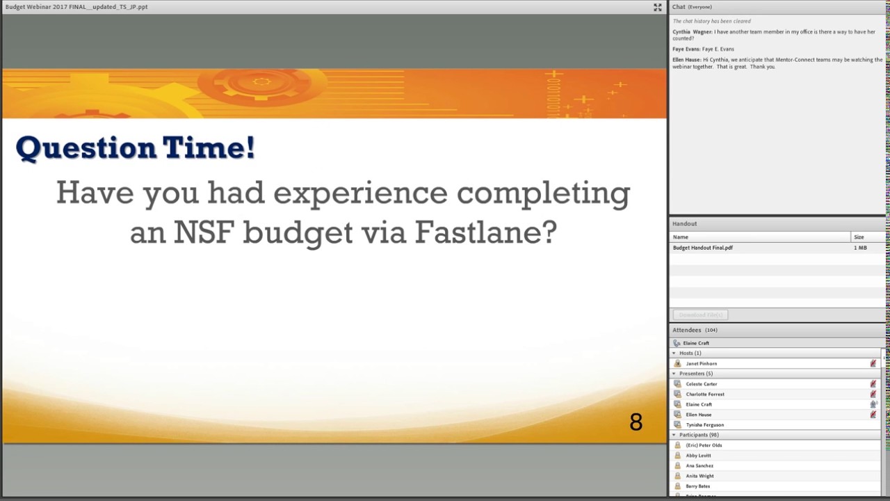 Mentor Connect: Preparing a Budget and Budget Justification for your ...