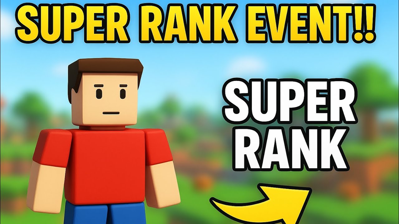 Super Rank Giveaway Event!!! 😄 - YouTube