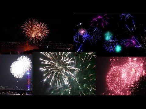 Colorful Festival Fireworks | Beautiful Circus fireworks Rocket ...