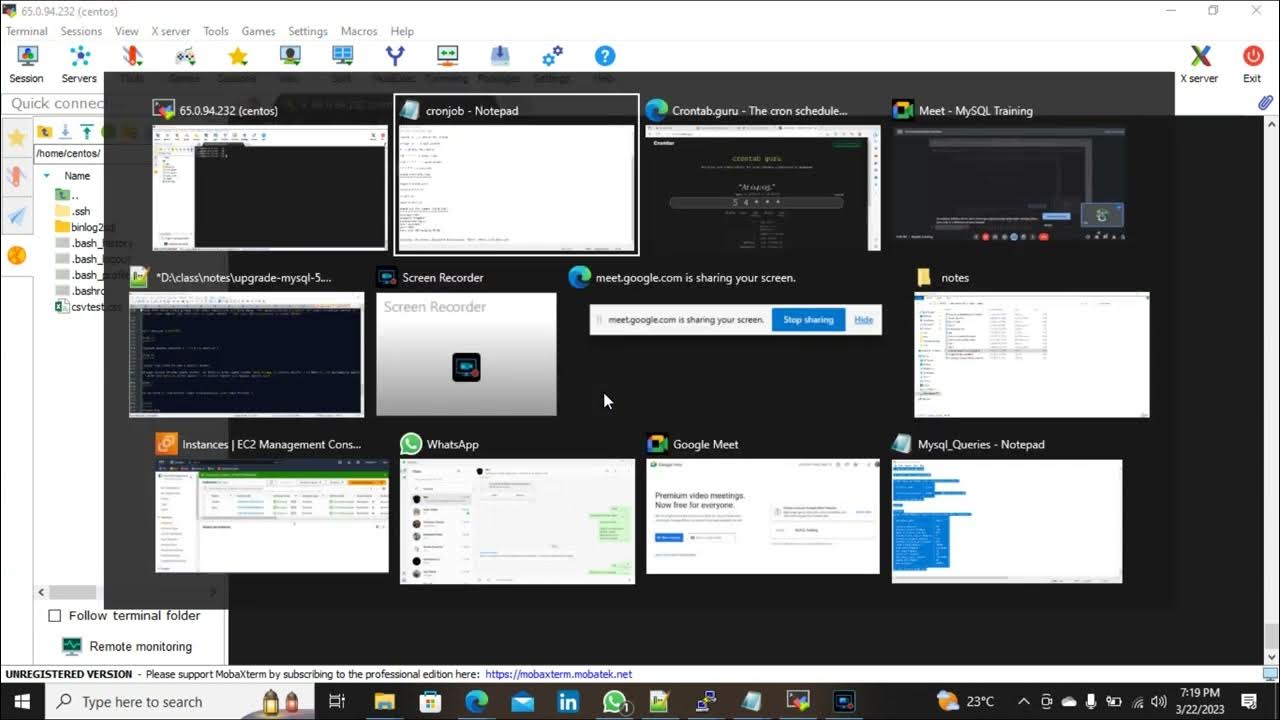 how to set cronjob in Linux ? | IT JOB Training | Course | in #tamil #mysql #dba #experiments ...