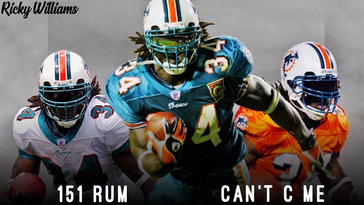Ricky Williams Miami Dolphins Career Highlights - YouTube