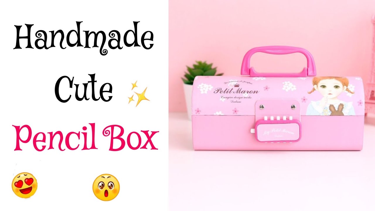 How to make pencil box / DIY paper pencil box idea / Paper Craft ...
