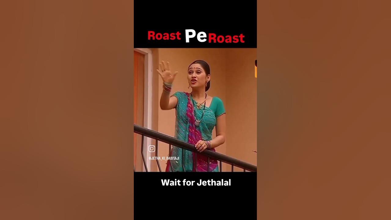 Roast pe roast jethalal 🏴‍☠️ #viralvideo #youtubeshorts #shorts - YouTube