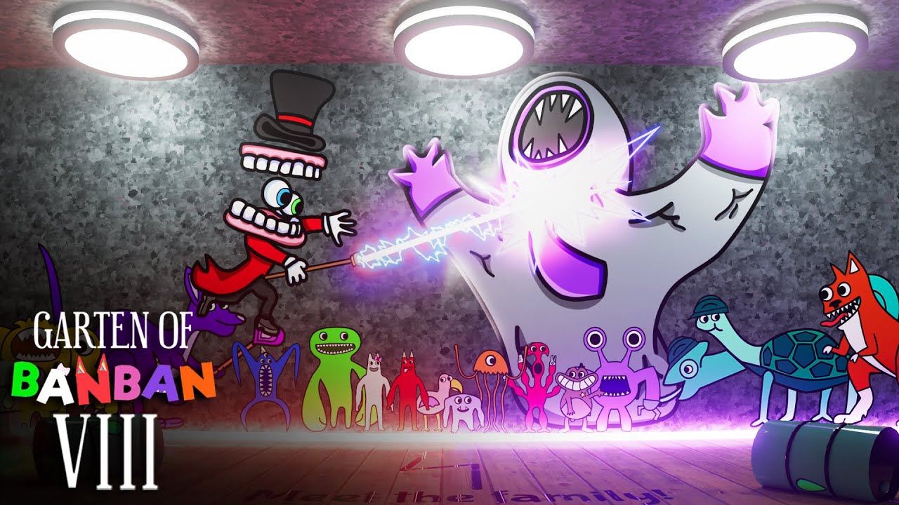 Garten of Banban 8 - ALL NEW BOSSES + DOORS Floor 2 (Gameplay #134 ...