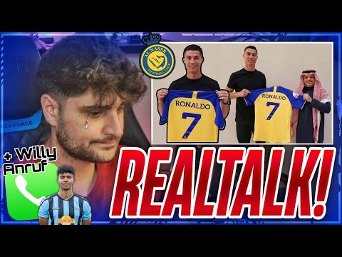 REALTALK ÜBER RONALDO WECHSEL ZU AL NASSR!😱 + Willy Anruf & mehr👀 G.O.A.T Debatte endgültig beendet🐐