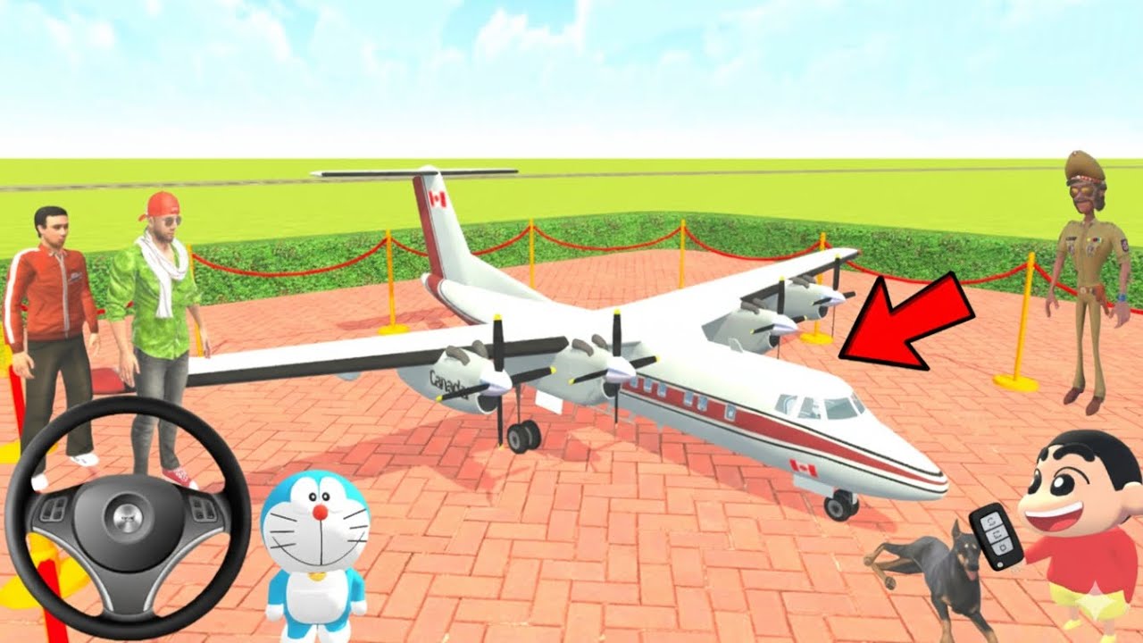 Franklin buy a New Mini Airplane ️ in Indian Theft auto simulator - YouTube