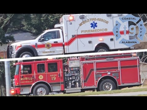 Engine + Rescue 19 Medical Run (MFRD) - YouTube