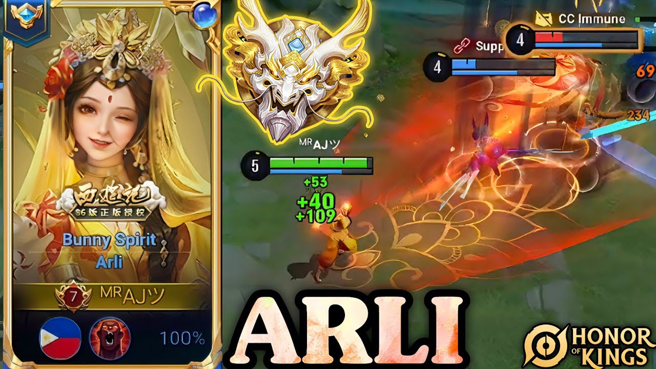 Honor of Kings (ARLI) When Enemy Picks 3 Counters Against Arli!? 🤯 Rank ...