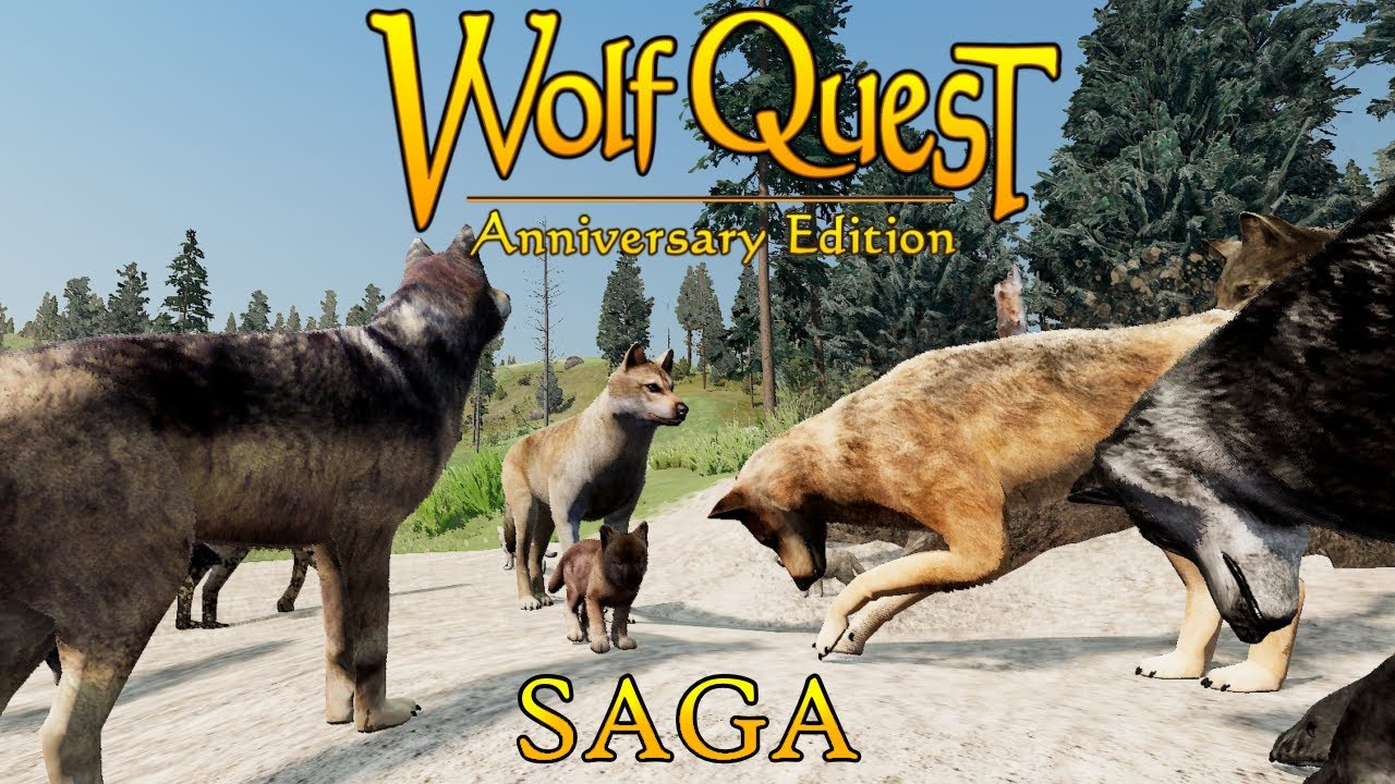 WolfQuest SAGA ACCURATE Gameplay - YouTube