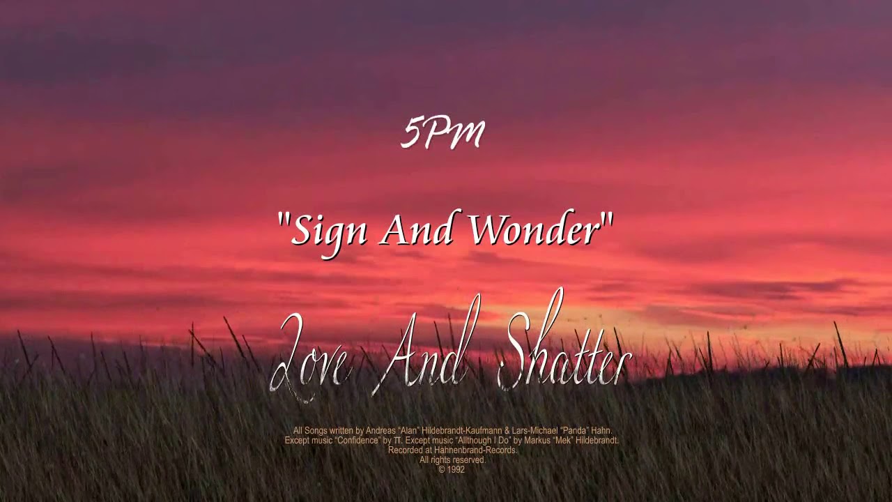 5PM - SIgn And Wonder - YouTube