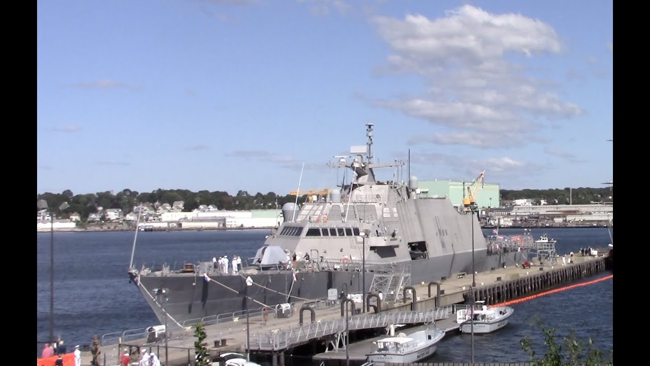 U.S. Navy ship USS Sioux City(LCS-11), at New London, Connecticut - YouTube