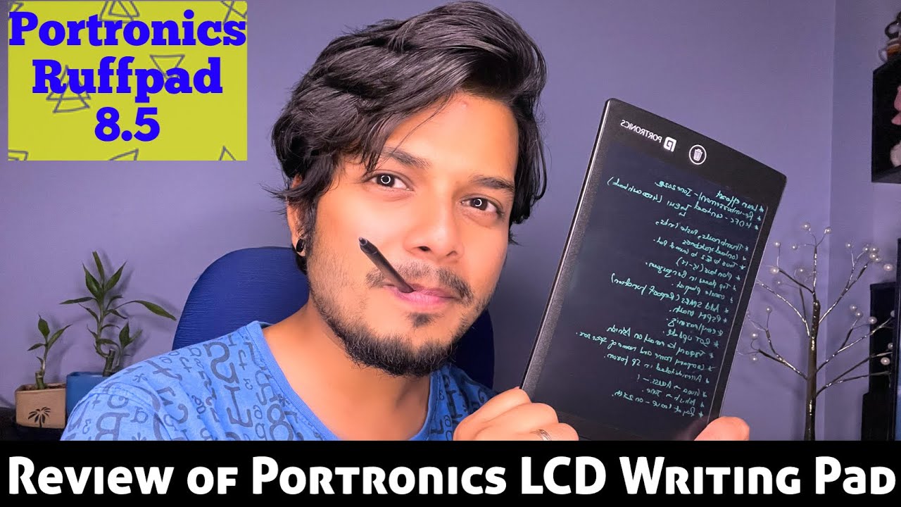 Review of Portronics Ruffpad 8.5 | Portronics Ruffpad | LCD Writing Pad ...