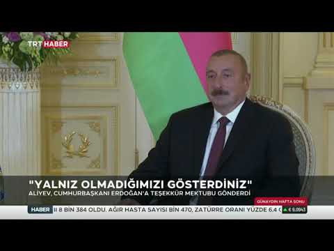 Aliyev turk kardeslerimizden her gun cok sayda destek mektubu aliyorum