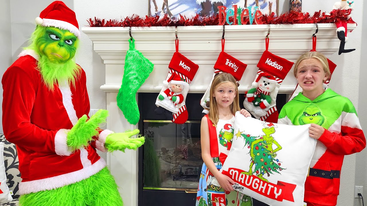The Grinch Gives Our House a Makeover!! - YouTube