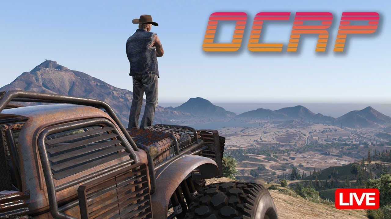 Driving a Monster Truck Across the Entire Map LIVE in OCRP | GTA RP ...
