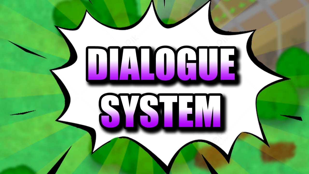 Creating a DIALOGUE SYSTEM for My Game! - YouTube