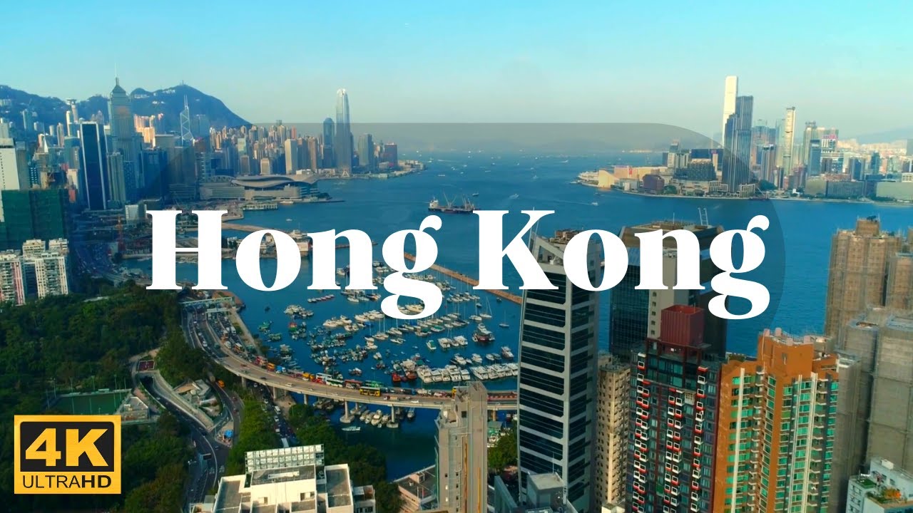 World Travel, Aerial view of Hong Kong, 4k video - YouTube