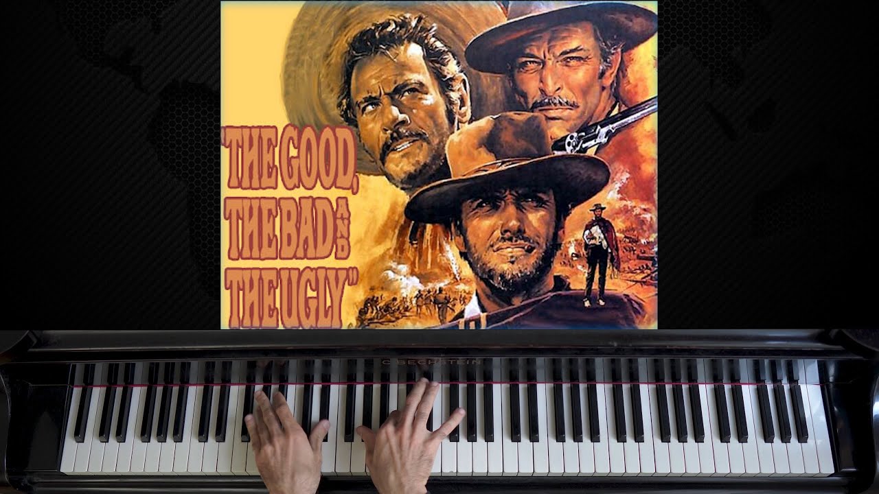 The Good the Bad and the Ugly • Main Theme • Ennio Morricone | Piano ...