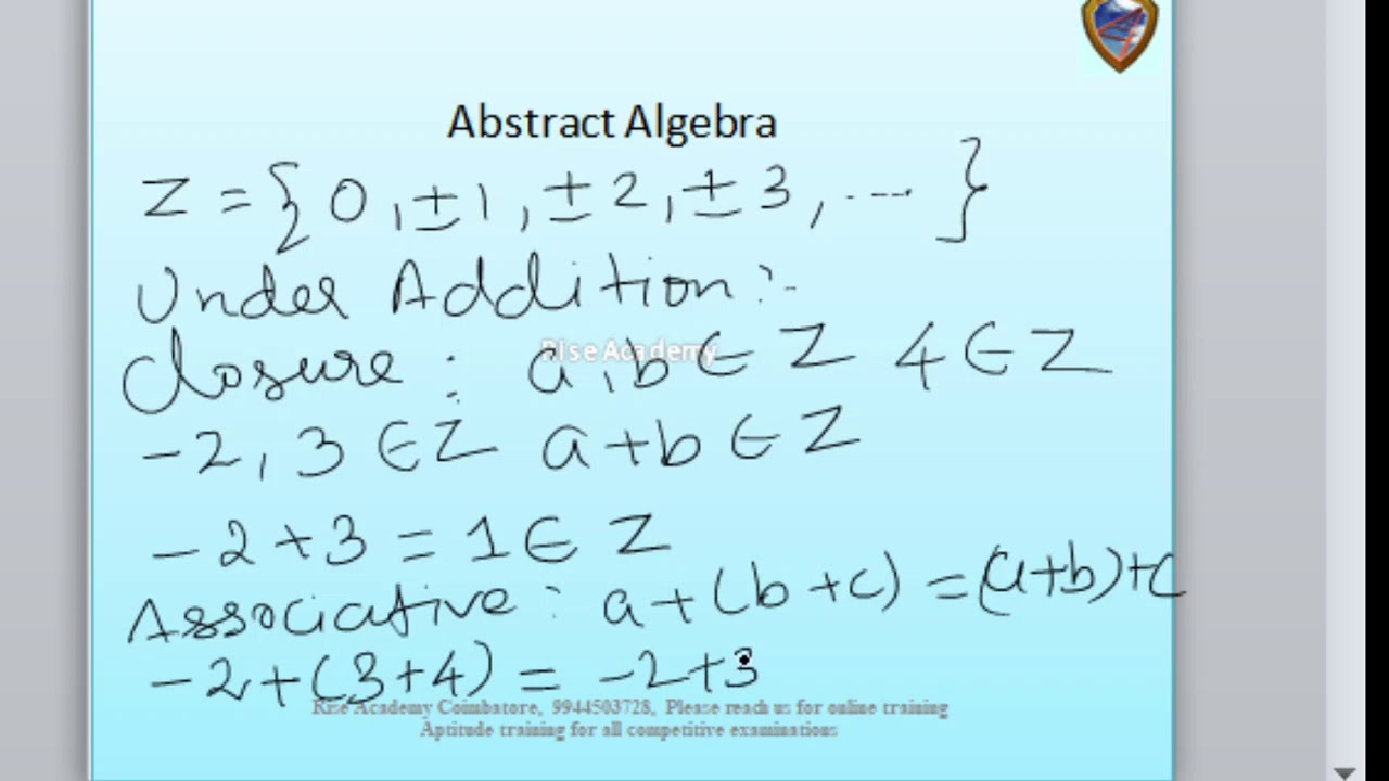 Abstract Algebra - Group Theory - YouTube