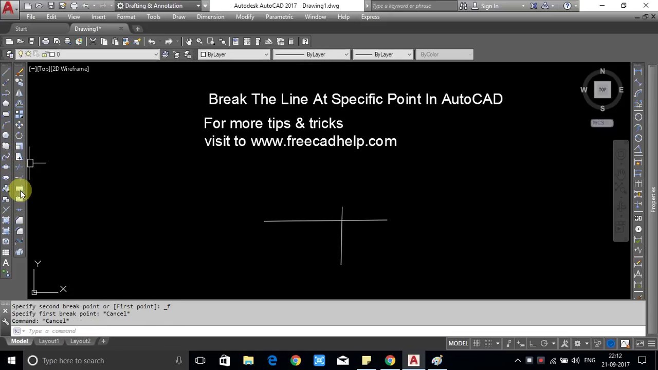 Break The Line At Specific Point In AutoCAD YouTube break-the-line-at-specific-point-in-autocad-youtube