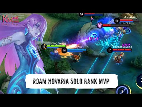 Novaria Roam Burst Damage Build MVP | Mobile Legends Rank Gameplay ...