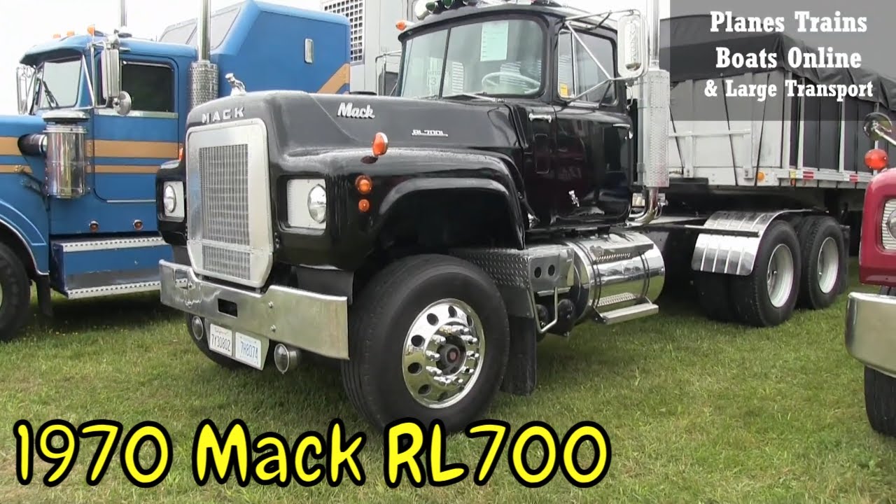 1970 Mack RL700 Day Cab At The Clifford Truck Show 2024 - YouTube