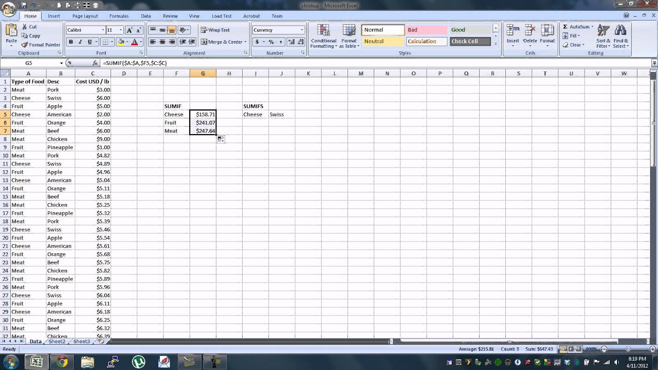 Excel Basics Video Tutorial How To Use Sumif Formulas YouTube excel-basics-video-tutorial-how-to-use-sumif-formulas-youtube