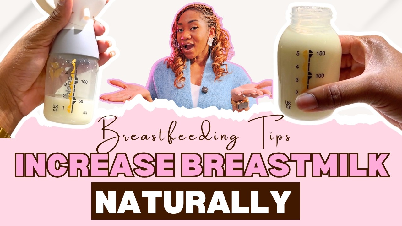 BREASTFEEDING TUTORIAL | Tips to increase breastmilk supply naturally ...
