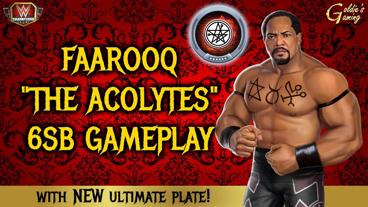 Faarooq "The Acolytes" 6sb Gameplay with NEW Ultimate Plate - WWE ...