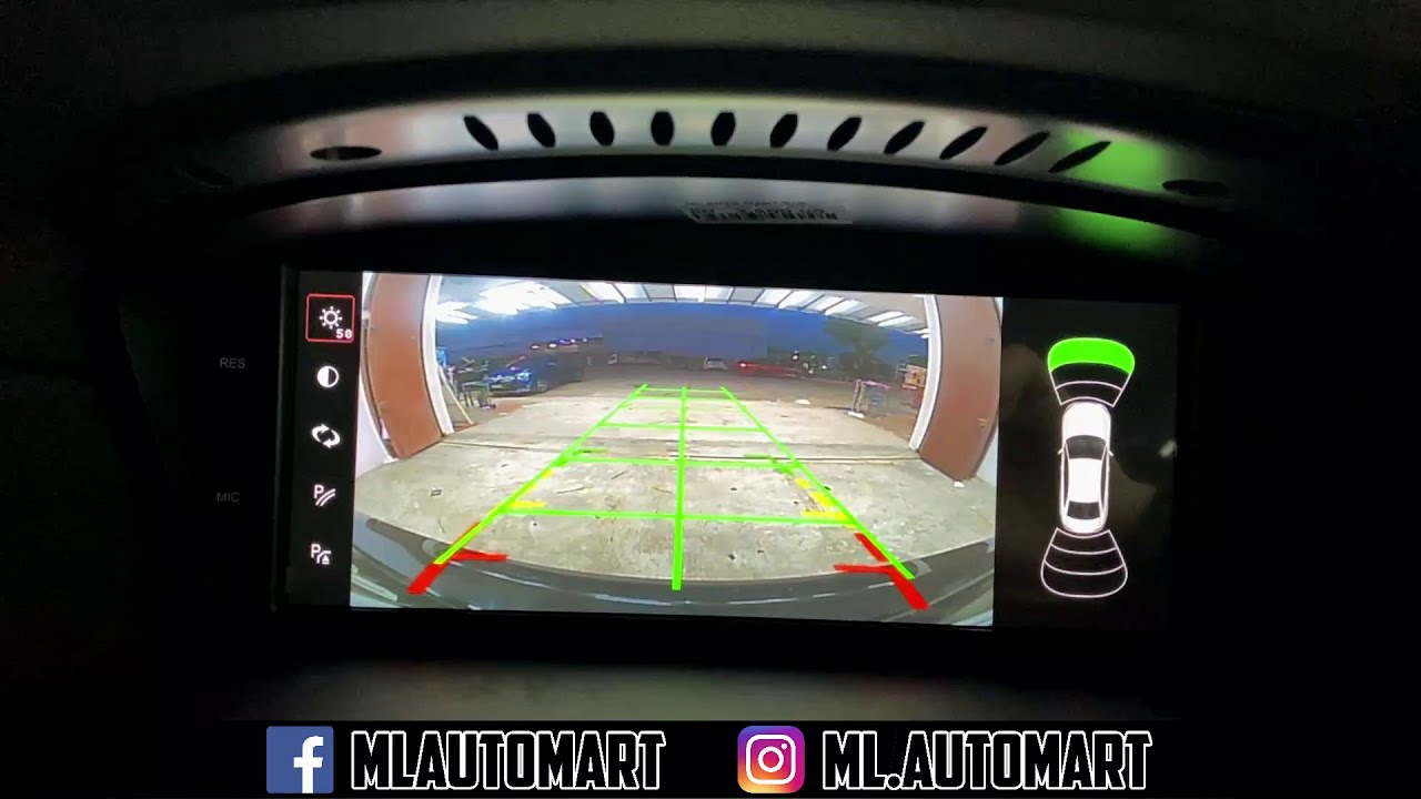 BMW E60 -Android Monitor Overview!! ( Reverse Camera + Idrive ) - YouTube