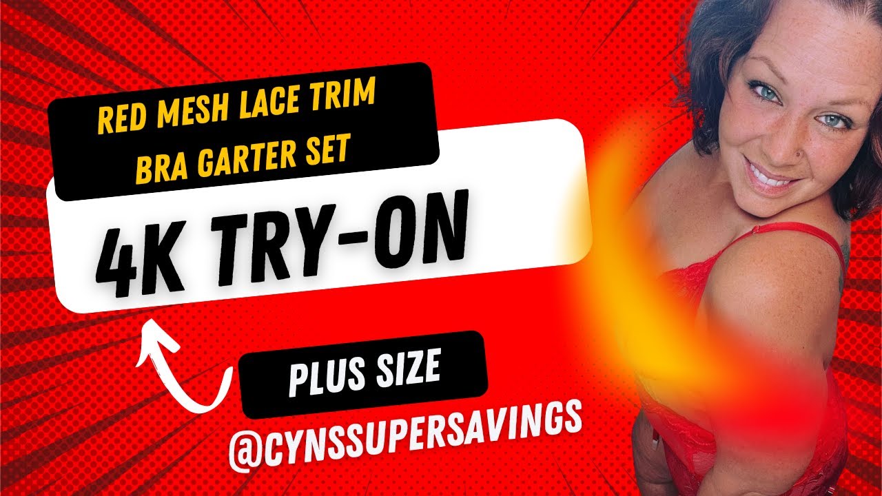 4K Transparent Lingerie Try On Haul ADOME Lingerie Set Lace Lingerie ...