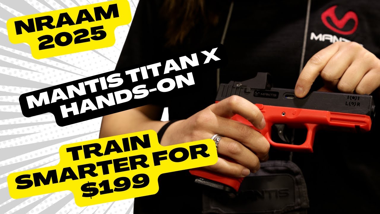 NRAAM 2025 | Meet the $199 Laser Trainer That Feels Like a Real Glock ...