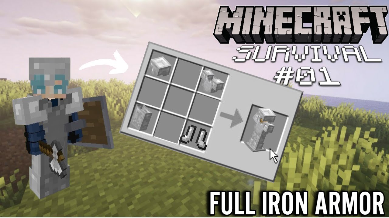 I Made A Full Set Of Iron Armor In Minecraft---- Minecraft Survival ...