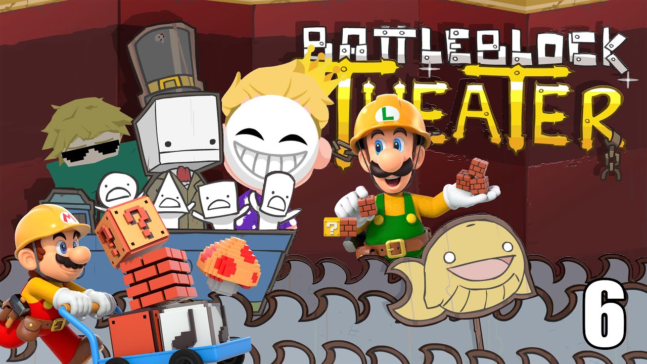 Literally as bad as Mario Maker sometimes - BattleBlock Theater (6 ...
